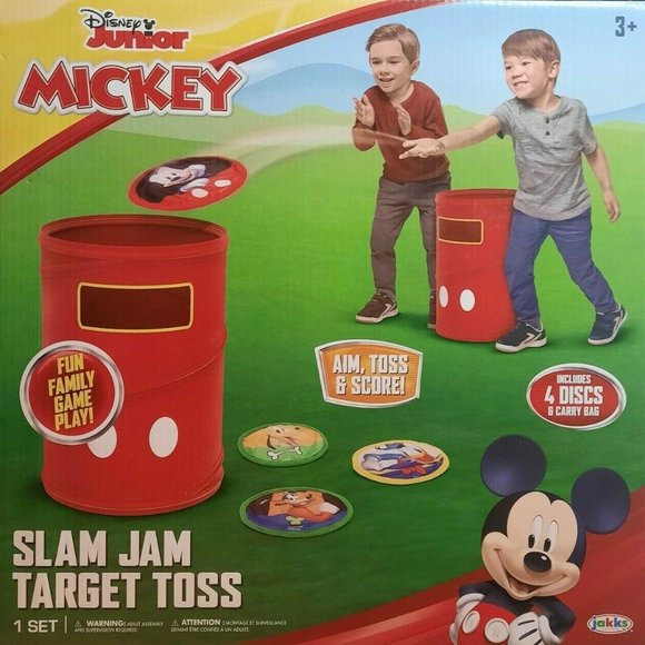 Jakks Pacific | Toys | Mickey Mouse Slam Jam Target Toss Unisex Kids ...